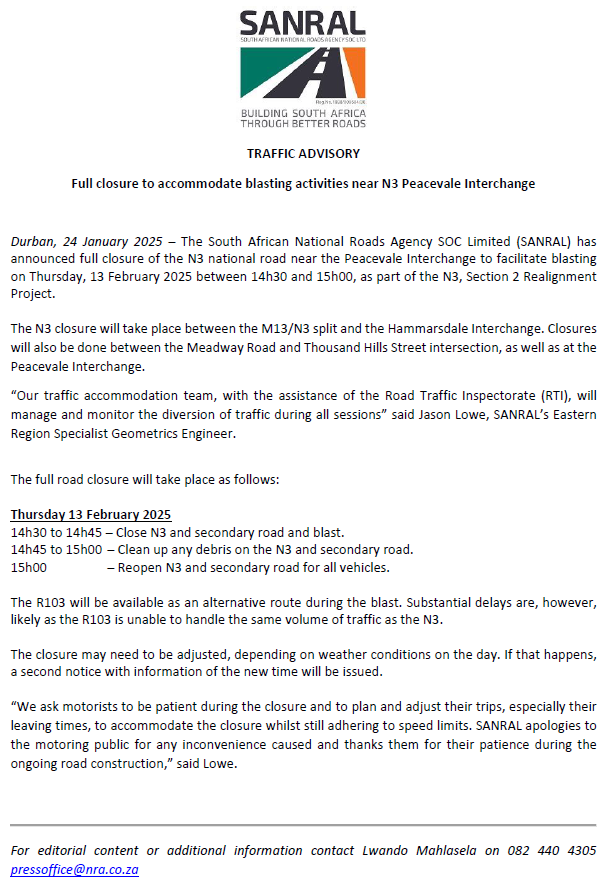 South Africa Alerts | View Live SA Alerts | i-TRAFFIC